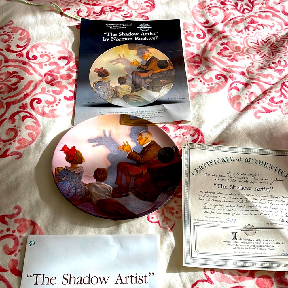 The Shadow Artist Norman Rockwell - Gem